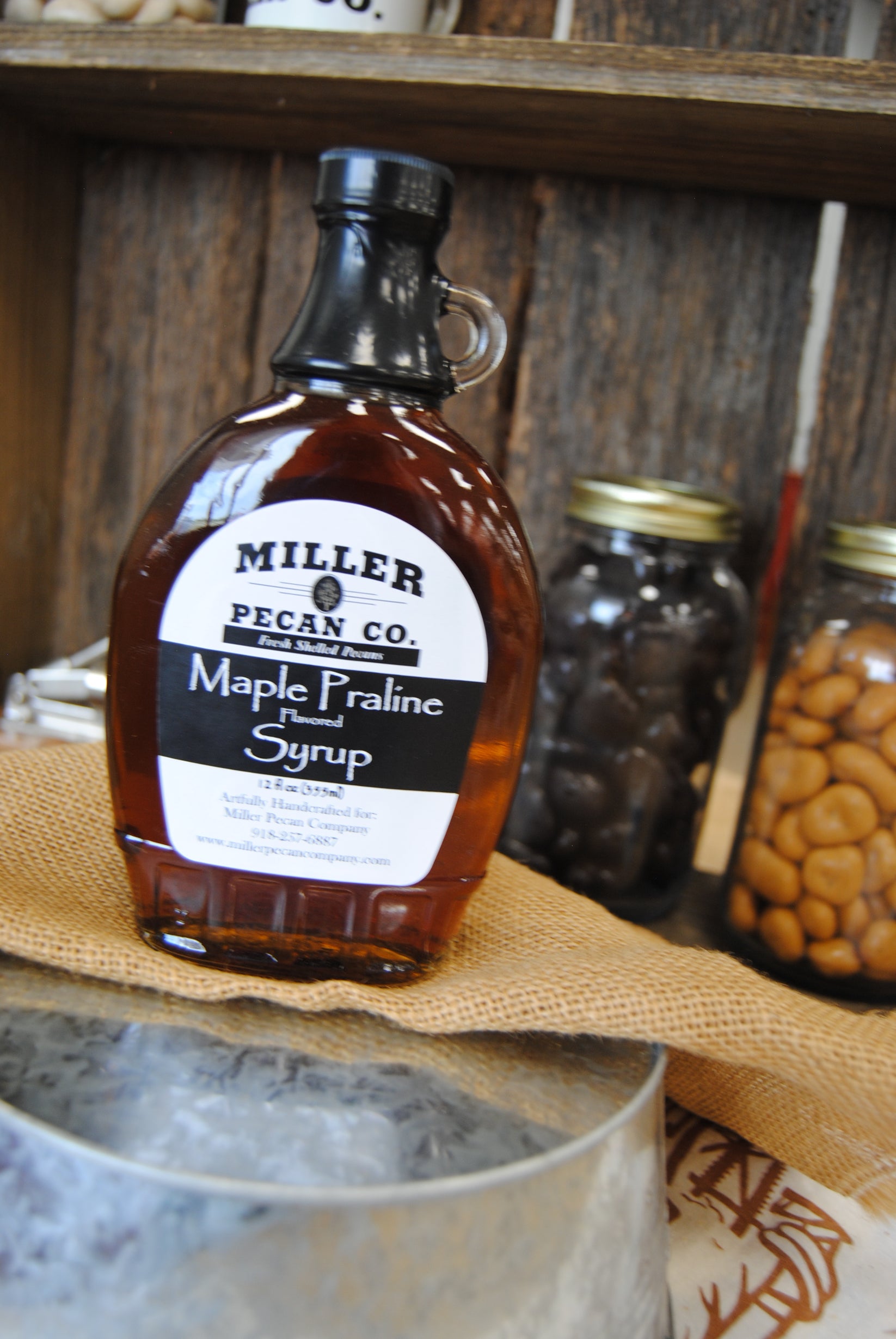 Maple Praline Gourmet Flavored Syrup| Miller Pecan Company