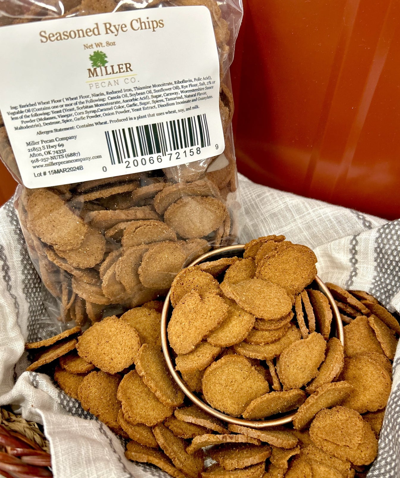 Seasoned Rye Chips|Miller Pecan Company