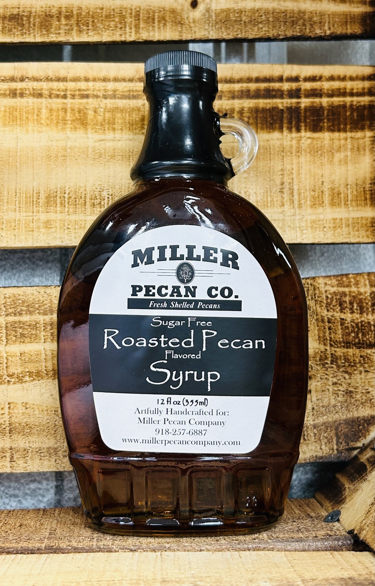 Sugar-Free Roasted Pecan Gourmet Flavored Syrup| Miller Pecan Company