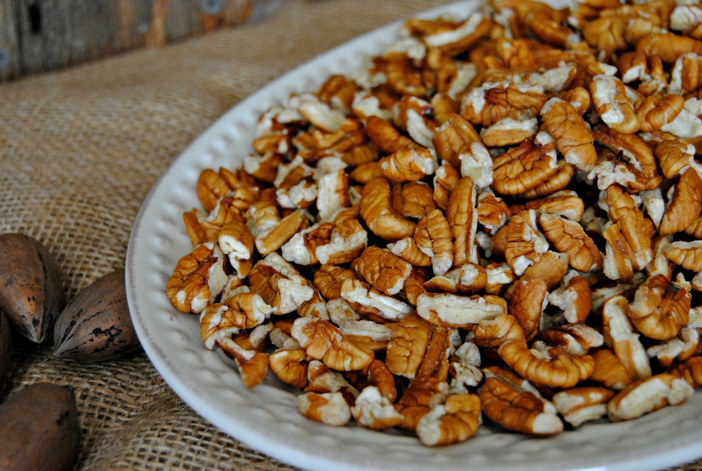 Farm Fresh Fancy Extra Large Pecan Pieces | Miller Pecan Company